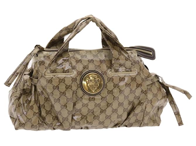 GUCCI GG Crystal Hand Bag Beige 197020 auth 49827 ref.1027404 - Joli Closet
