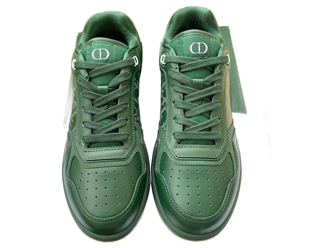 Dior Sneakers Green Leather ref.1030895 - Joli Closet