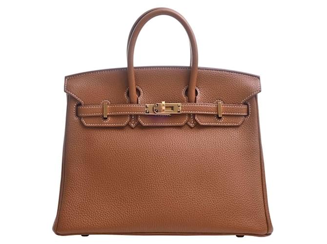 Hermès HERMES BIRKIN 25 Brown Leather ref.1031110 - Joli Closet