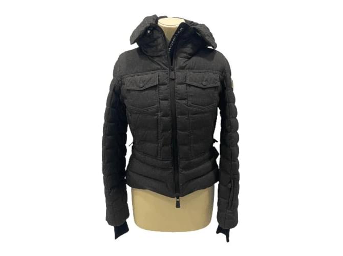 Moncler Gray Denim Jacket ref.1035447 - Joli Closet