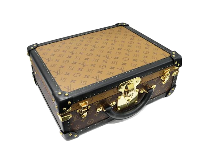 Louis Vuitton Monogram Reverse Cotteville 40 M20085 Brown Cloth ref ...