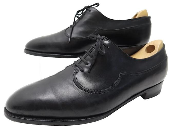 JOHN LOBB PRESupper RICHELIEU SHOES 8.5EE 42.5 LARGE SHOES TREE Black ...