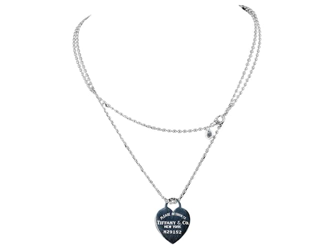 Tiffany & Co Return to Heart Tag Silvery Silver ref.1049522 - Joli Closet