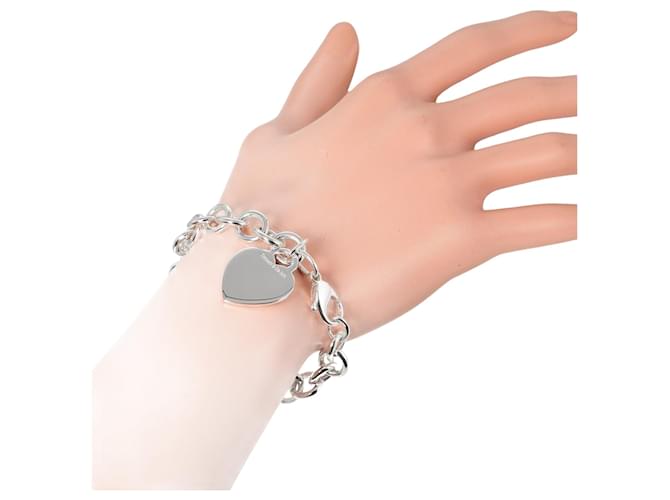 Tiffany & Co Return to Heart Tag Silvery Silver ref.1049543 - Joli Closet