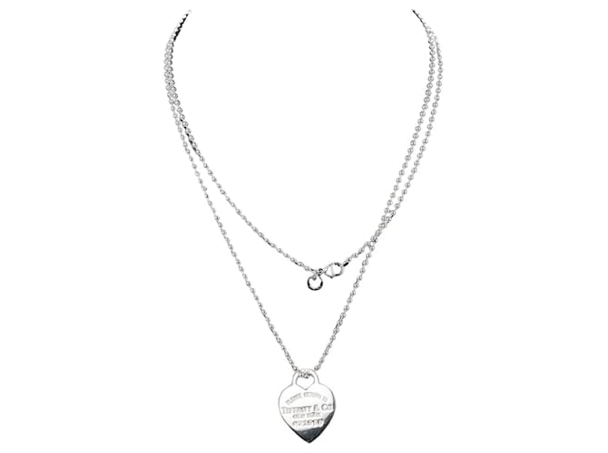 Tiffany & Co Return to Heart Tag Silvery Silver ref.1049578 - Joli Closet