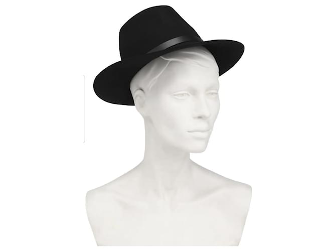 Rag & Bone hat Black Wool ref.1052161 - Joli Closet