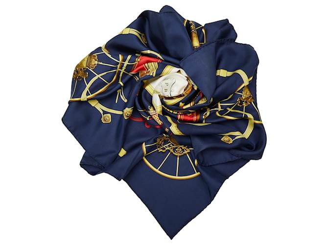 Hermès Hermes Blue Springs Silk Scarf Cloth ref.1056146 - Joli Closet