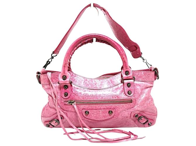 Balenciaga The first Pink Leather ref.1059639 - Joli Closet