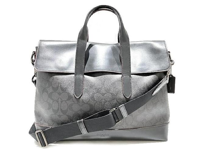 Coach Signature Canvas Hamilton Portfolio Briefcase 4190 Black Cloth ...