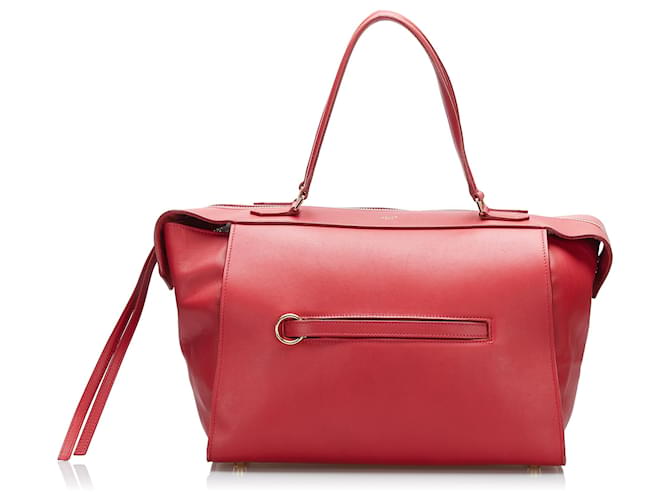 Céline Celine Red Ring Leather Pony-style calfskin ref.1061243 - Joli ...