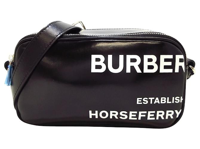 Burberry Horseferry Black Leather ref.1064161 - Joli Closet