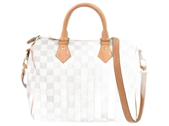 Louis Vuitton Speedy bandoulière 25 White Cloth ref.1066179 - Joli Closet