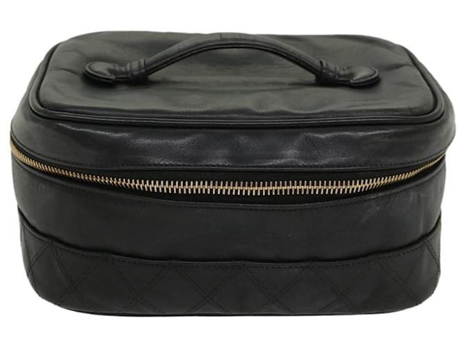 Chanel Vanity Black Leather ref.1066188 - Joli Closet