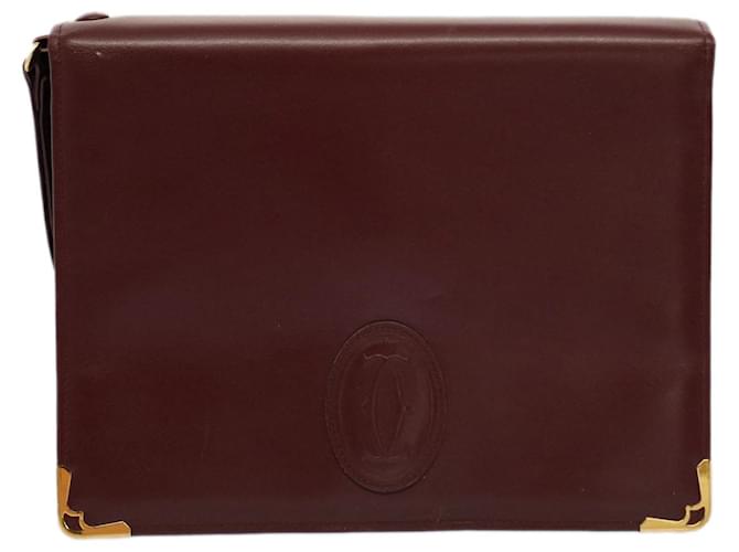 Cartier Must de Cartier Red Leather ref.1068800 - Joli Closet