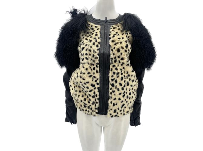 MANOUSH Jackets T.fr 40 Fur Beige ref.1070169 - Joli Closet