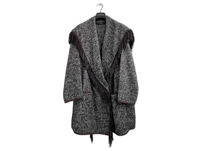 Etro Coats, Outerwear Brown Wool ref.1070246 - Joli Closet