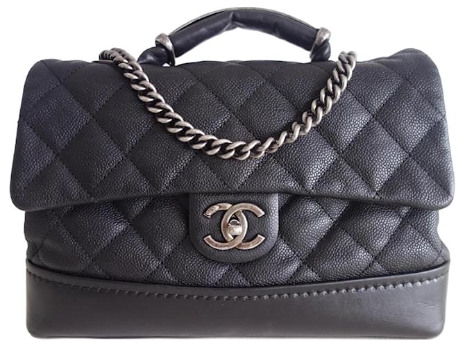 Timeless Chanel Classic large model bag Black Leather ref.1072211 ...