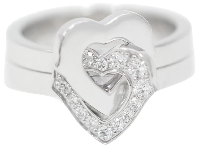 Cartier Heart Silvery White gold ref.1072219 - Joli Closet