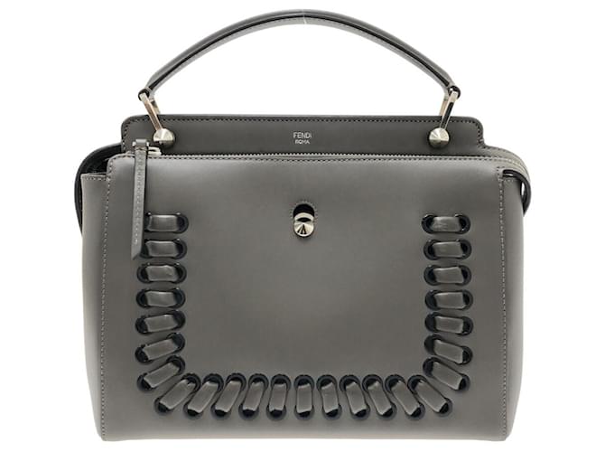 Fendi Dot Com Grey Leather ref.1072534 - Joli Closet