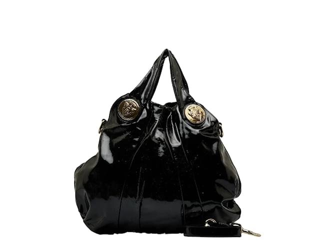 Gucci Hysteria Patent Leather Shoulder Bag 197016 Black ref.1075723 ...