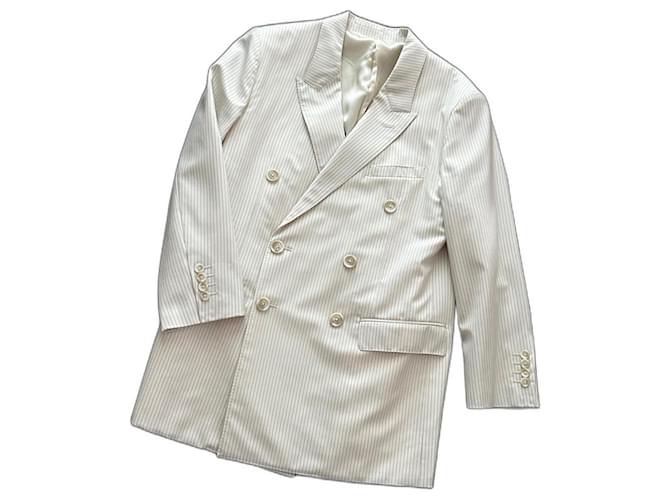 Céline Jackets Cream Wool ref.1078293 - Joli Closet