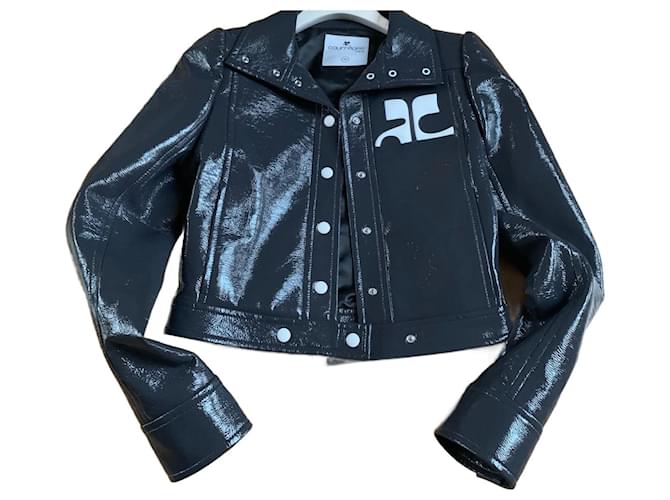 Courreges Jackets Dark grey Cotton ref.1078572 - Joli Closet