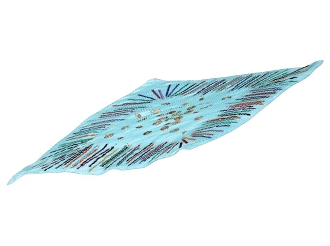 Hermès HERMES CARRE 90 Blue Silk ref.1080896 - Joli Closet
