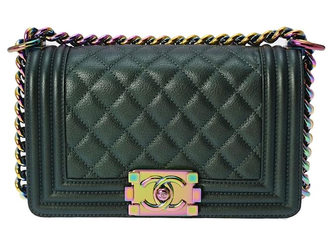 Chanel Classic Flap Green Leather ref.1091012 - Joli Closet