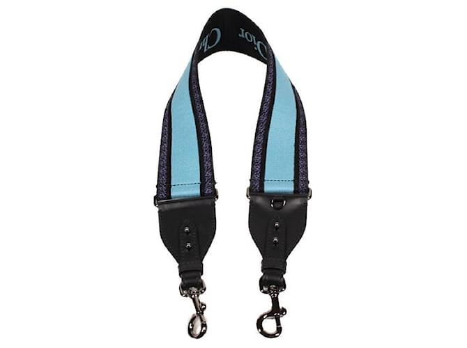 Dior Handbags Black Blue Leather ref.1092332 - Joli Closet