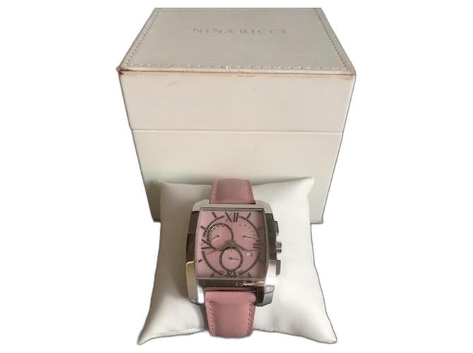 Nina Ricci Fine watches Pink Steel ref.1098410 - Joli Closet