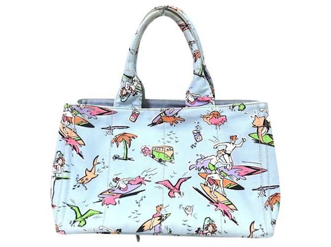 Tote Prada Canapa Multiple colors Cloth ref.1099153 - Joli Closet