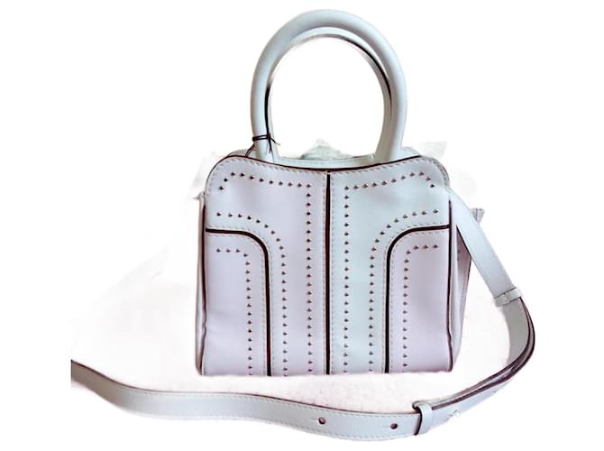 Tod's Sella Pink White Leather ref.1100302 - Joli Closet