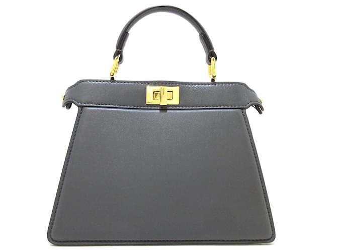 Fendi Peekaboo Grey Leather ref.1103868 - Joli Closet