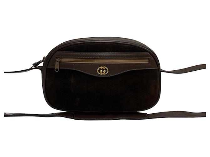 Gucci Camera Brown Suede ref.1103886 - Joli Closet