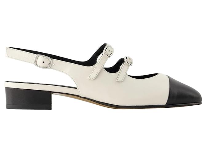 Abricot Pumps - Carel - Leather - Beige/Black ref.1106994 - Joli Closet