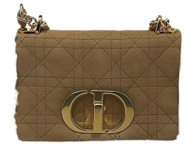 Cannage DIOR Handbags T. Suede Beige ref.1107243 - Joli Closet