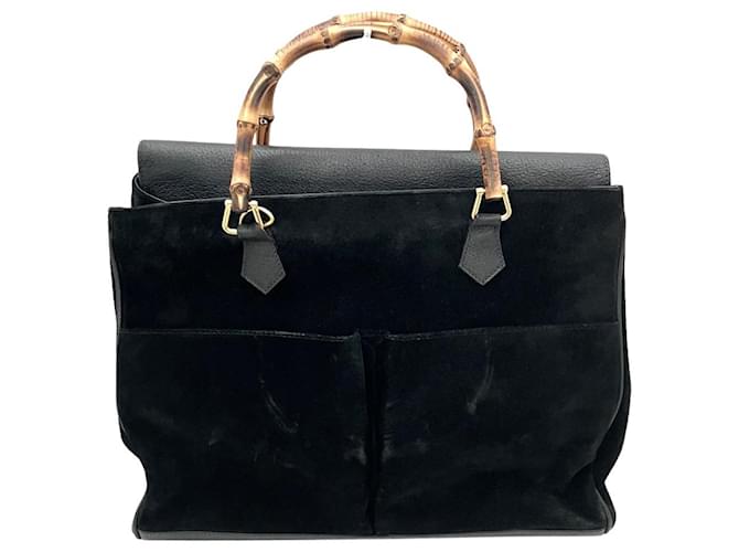 Gucci Bamboo Black Leather ref.1107477 - Joli Closet