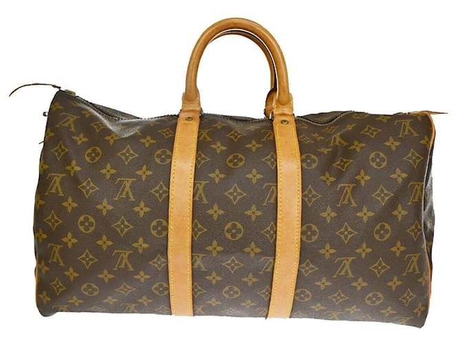 Louis Vuitton Keepall 45 Brown Cloth ref.1108290 - Joli Closet