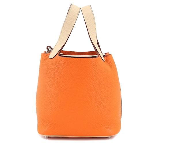 Hermès Picotin Orange Leather ref.1056579 - Joli Closet