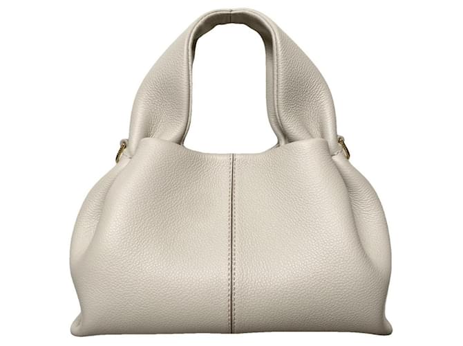POLÈNE BAG number 9 mini Beige Leather ref.1112059 - Joli Closet