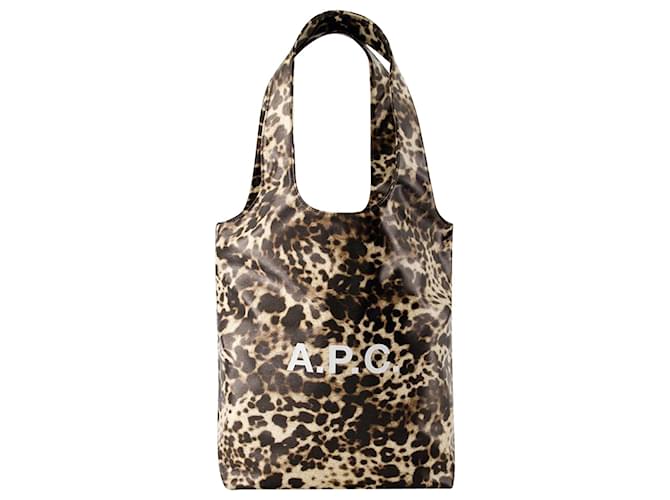 Apc Ninon Small Tote bag - A.P.C. - Synthetic - Leopard Print ref ...