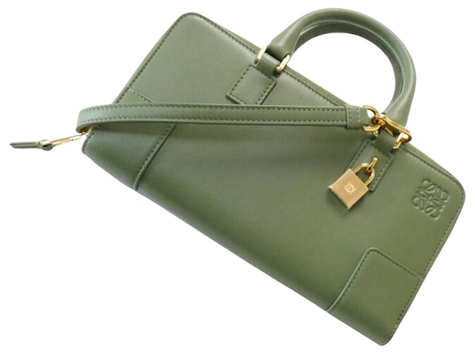 LOEWE AMAZONA Cuir Vert ref.1123693 - Joli Closet