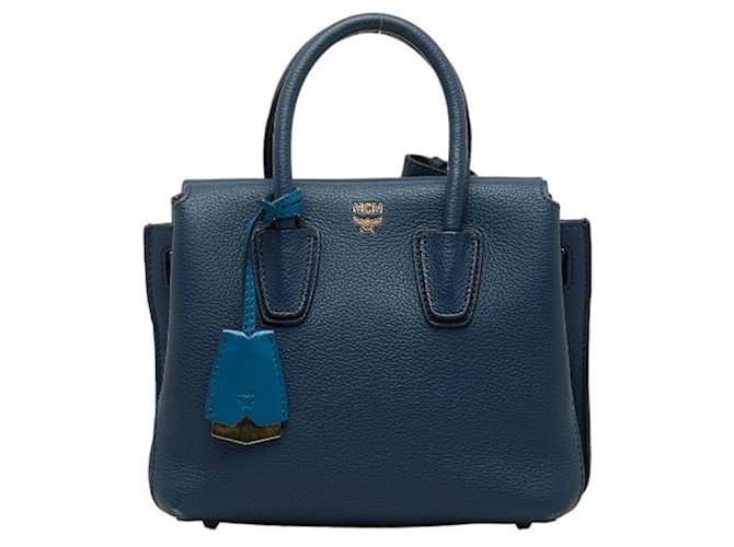 MCM Milla Blue Leather ref.1127161 - Joli Closet