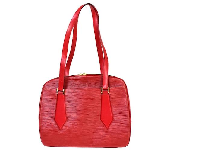 Louis Vuitton Voltaire Red Leather ref.1127839 - Joli Closet