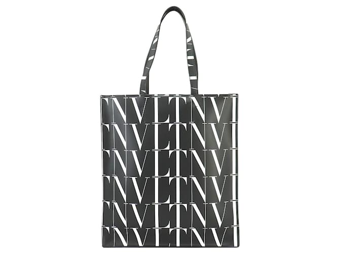 Valentino Garavani VLTN Black Leather ref.1131177 - Joli Closet