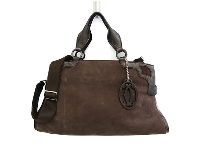 Cartier Marcello Cuir Marron ref.1139112 - Joli Closet