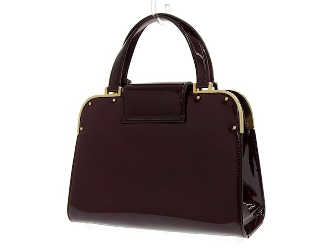 SAINT LAURENT Dark red Leather ref.1144128 - Joli Closet