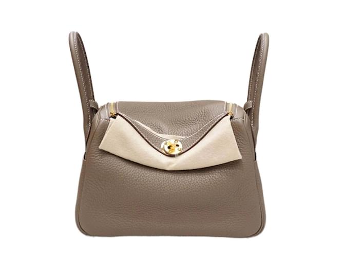 Hermès Lindy Grey Leather ref.1144248 - Joli Closet