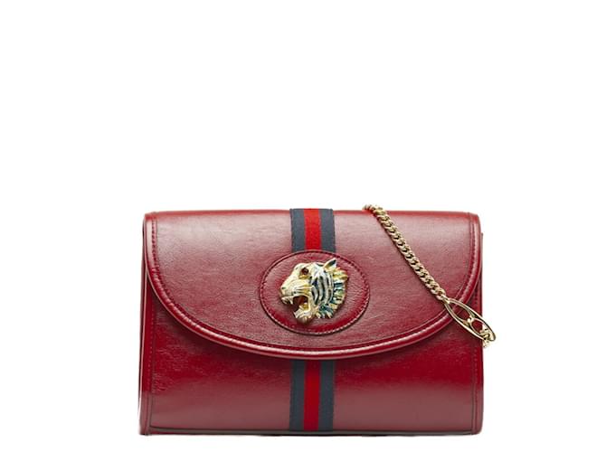Gucci Rajah Red Leather ref.1147891 - Joli Closet