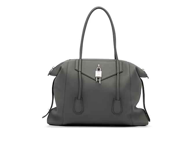 Gray Givenchy Large Antigona Lock Soft Tote Bag Leather ref.1150321 ...